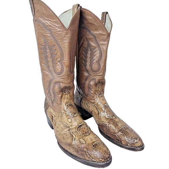 Larry Mahan | Shoes | Rare Vintage Larry Mahans Bull Snake Exotic ...